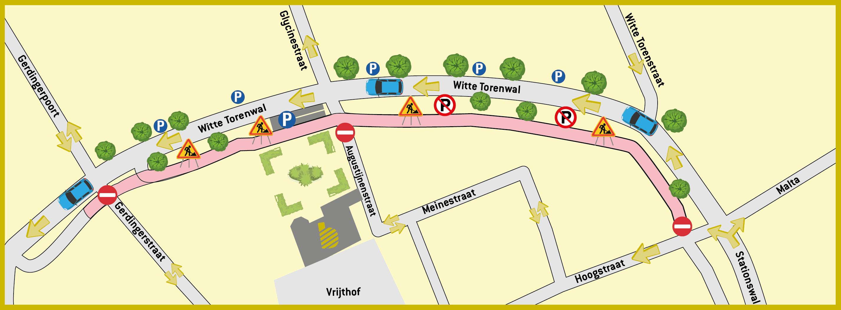 Werken Witte Torenwal: fases en timing | Bree